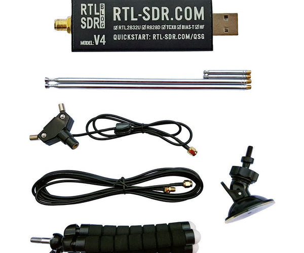 RTL-SDR V4 with Dipole Antenna | Enhanced Signal Reception – Elektor