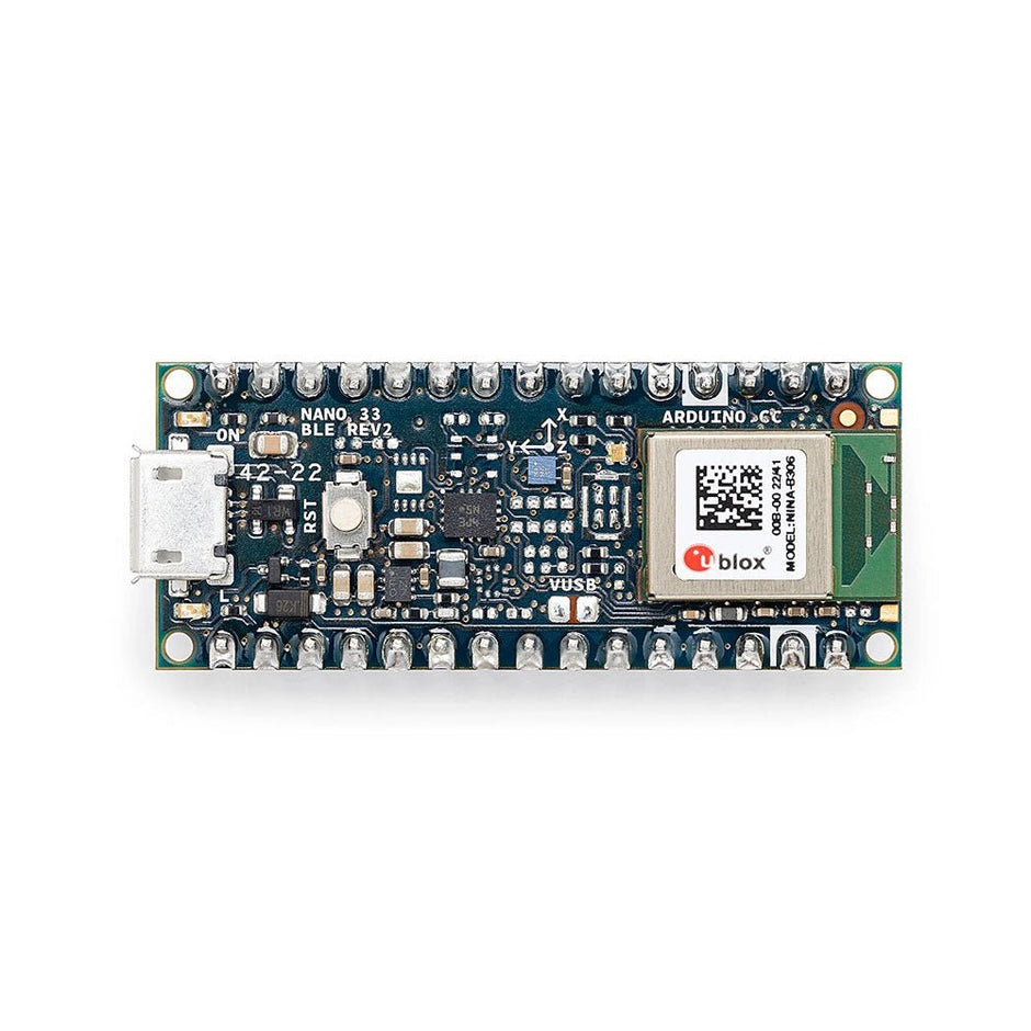 Arduino Nano 33 BLE Rev2 met headers – Elektor