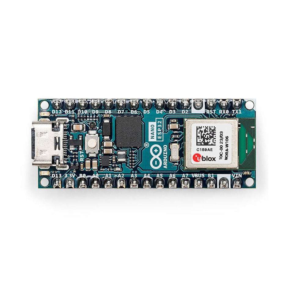 Arduino Nano ESP32 met headers – Elektor