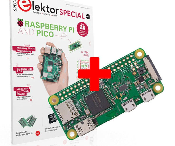 Bundle: Raspberry Pi Zero W + Raspberry Pi and Pico (Special) – Elektor