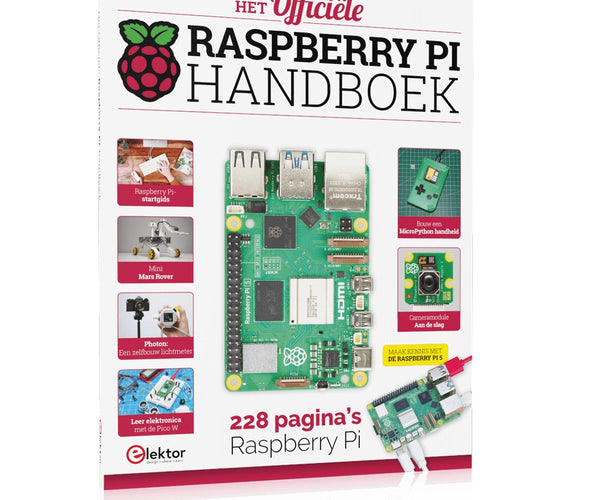 Het officiële Raspberry Pi Handboek – Elektor