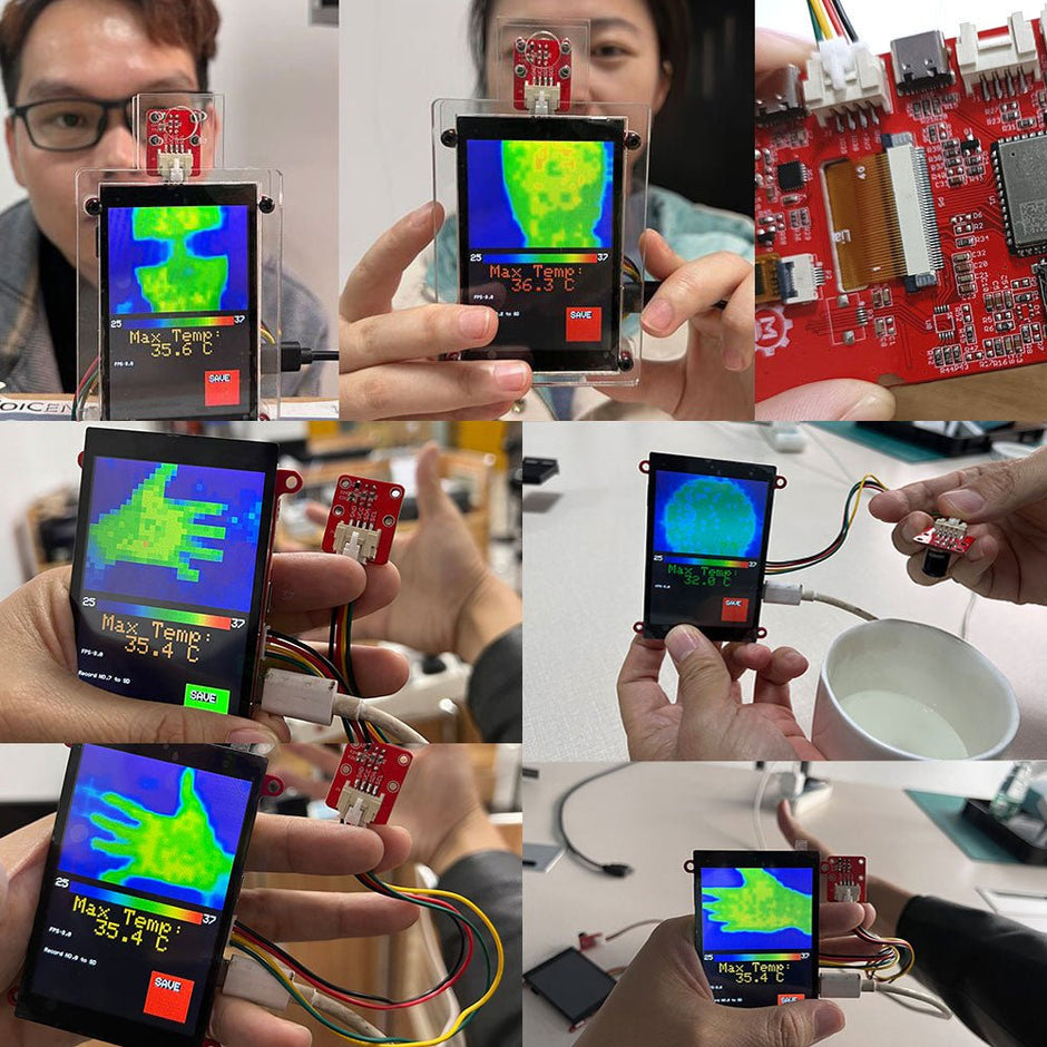 Makerfabs DIY Thermal Camera ESP32S3 Display with MLX90640 – Elektor