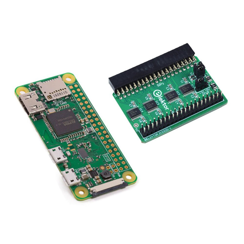 Raspberry Pi Bundel: Zero W + Buffer Board – Elektor
